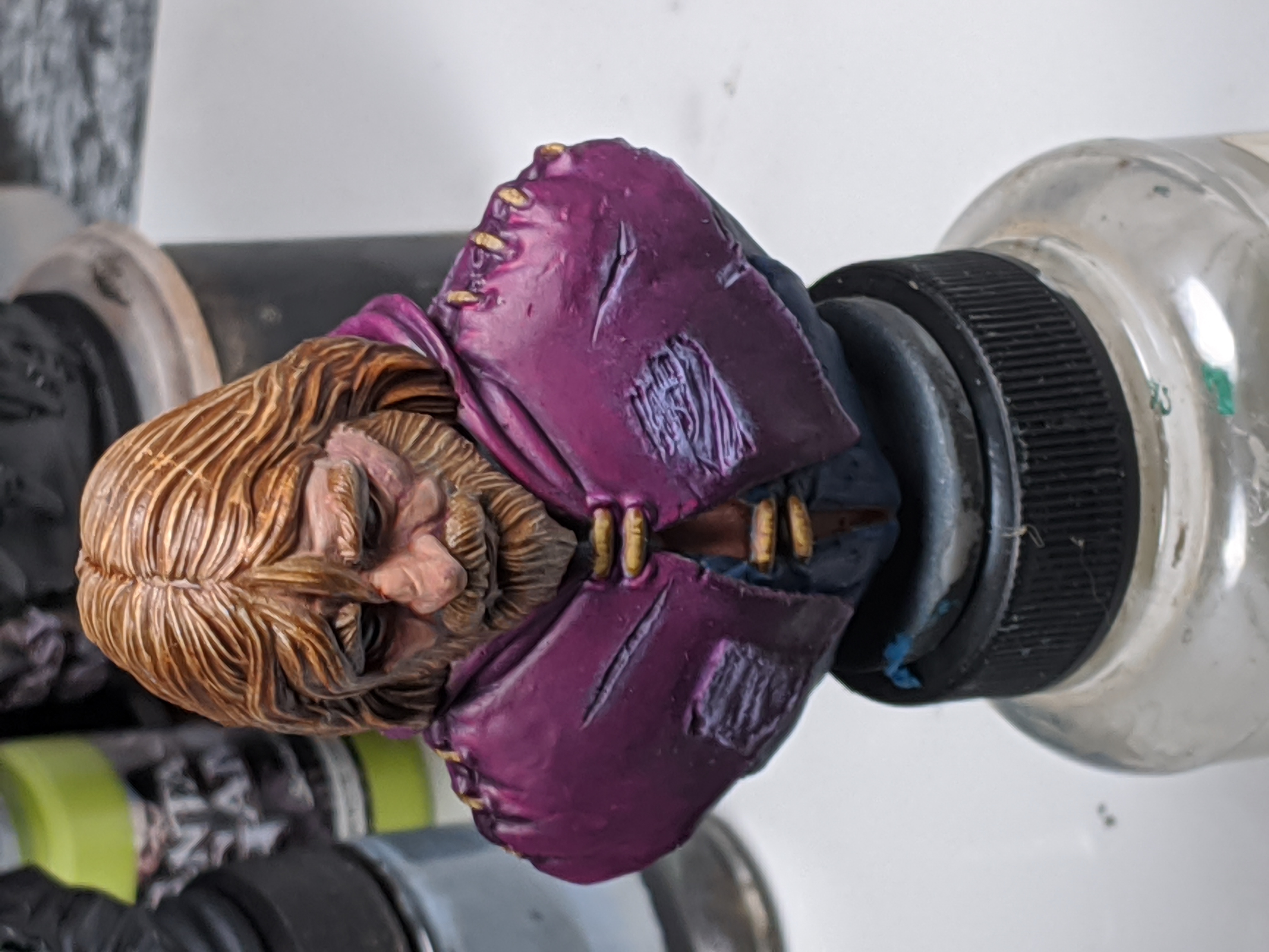 3D Printable Aged Farmer Bust [Pre-Supported] by TytanTroll Miniatures