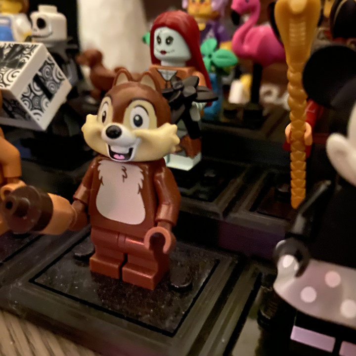 3D Printable Lego Minifig Display Stands by Jay Roberts