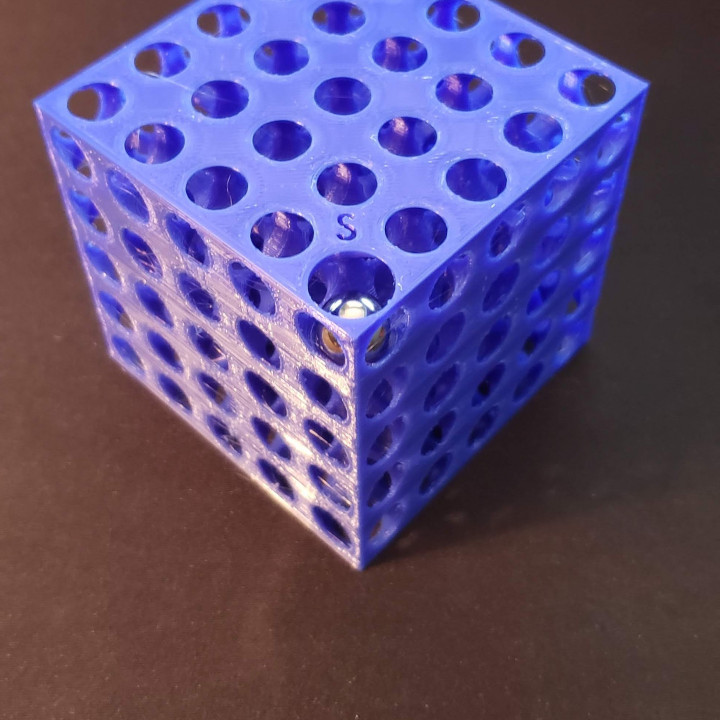 3D Printable Cube-asaurus Rex by DIMLab