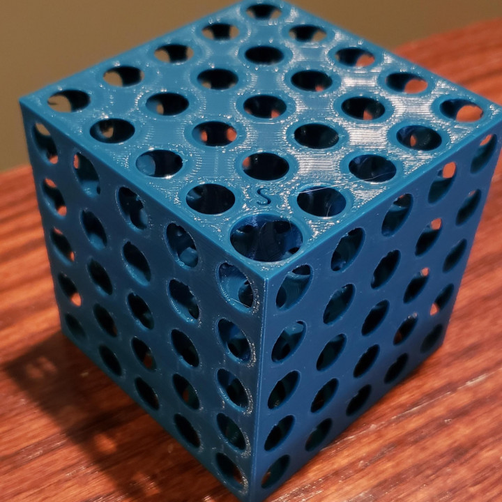 3D Printable Cube-asaurus Rex by DIMLab