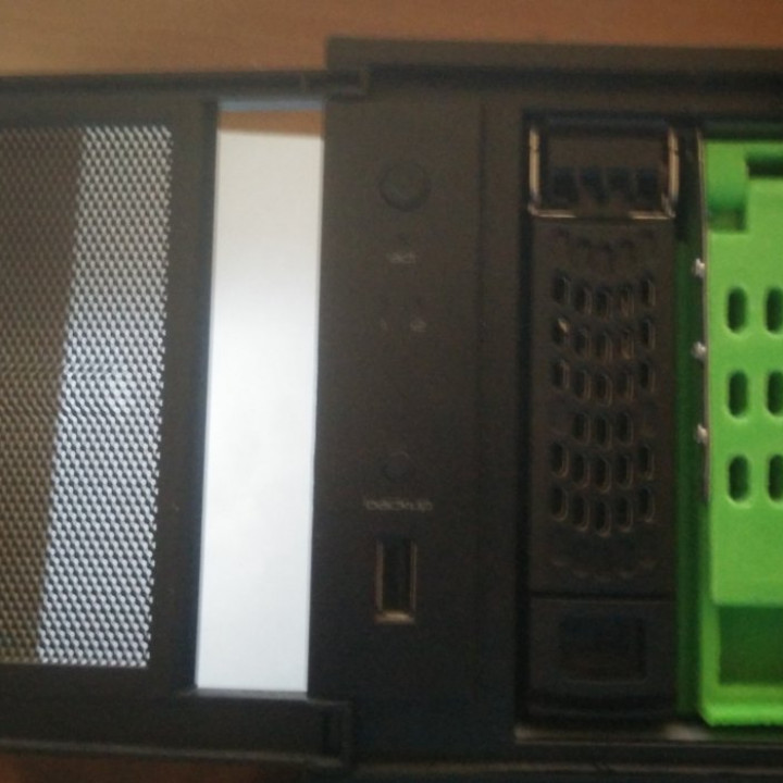 3D Printable ReadyNAS Duo Hard Disk Tray by Stingu Ciprian