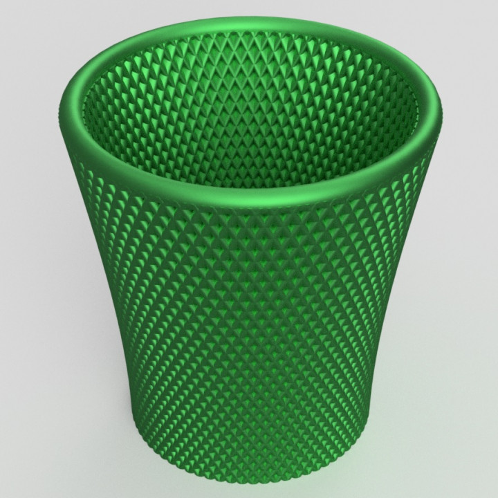 3D Printable Geometric container by imakina