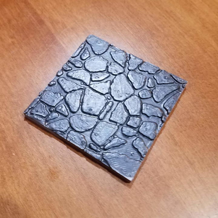 3D Printable Stone floor tile by Josh Campbell