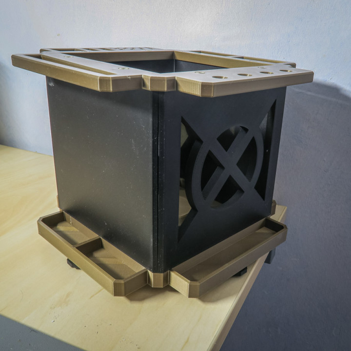 3D Printable Rotating Tool Caddy by moXDesign