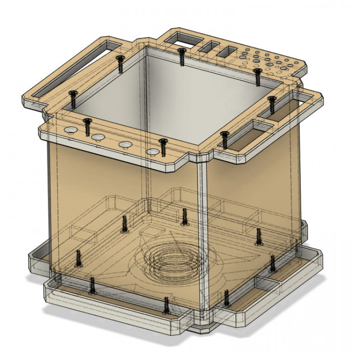 3D Printable Rotating Tool Caddy by moXDesign