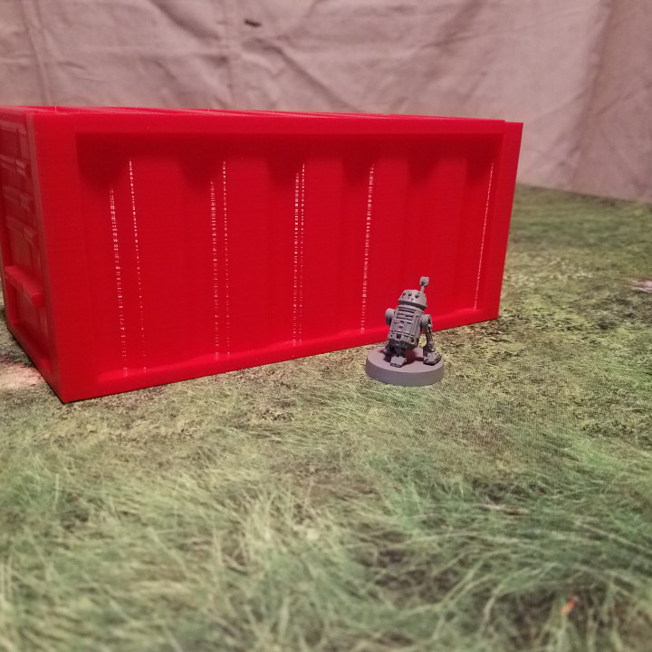 3D Printable Star Wars Legion, Corvus Belli Infinity Cargo Container by ...