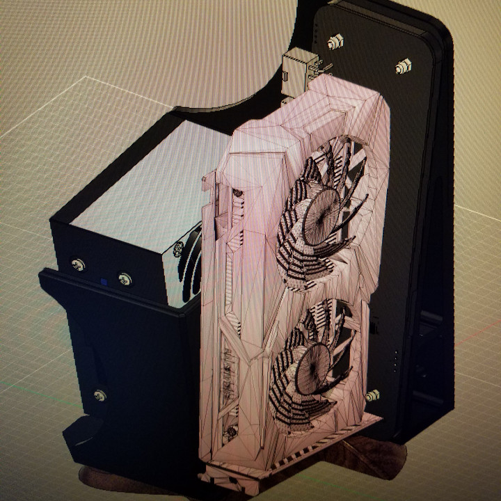 3D Printable eGPU Homemade by Nicolas Tesla