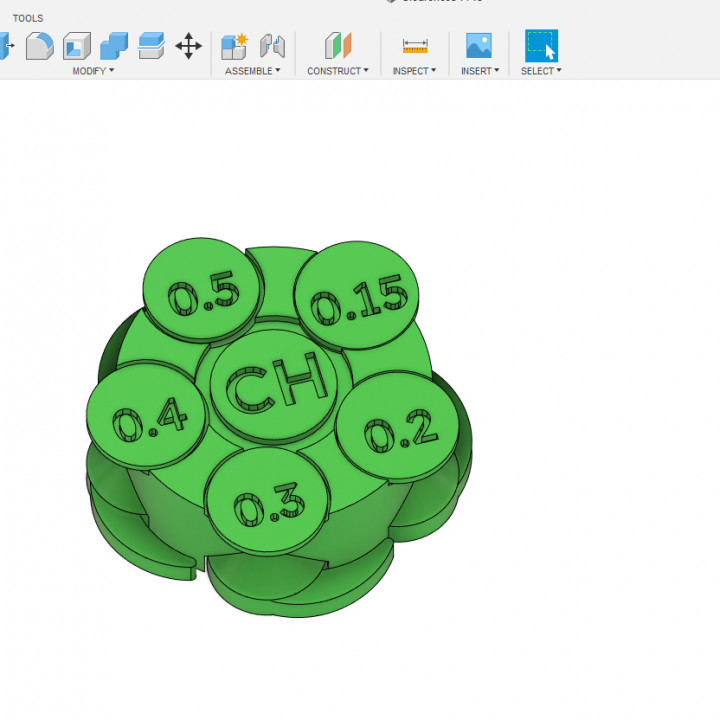 3D Printable Tolerances / Clearances FAST Test by Camilo