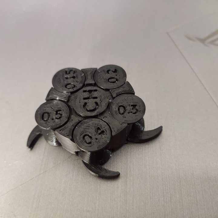 3D Printable Tolerances / Clearances FAST Test by Camilo