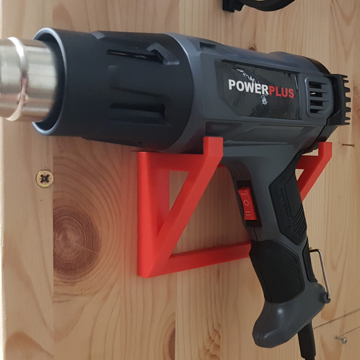 3D Printable drill/tool/heat gun holder by Lrrc