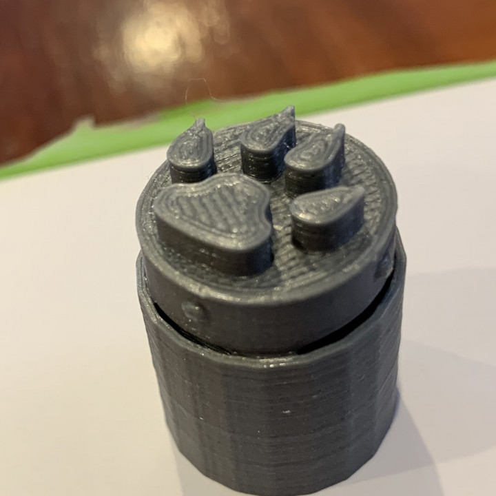 3D Printable Paw Stamp by Ben
