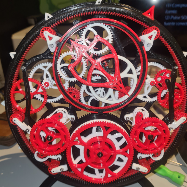 3D Print of Tourbillon Mechanica - Tourbillon Escapement Mechanical ...