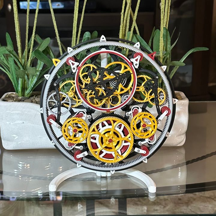3D Print of Tourbillon Mechanica - Tourbillon Escapement Mechanical ...
