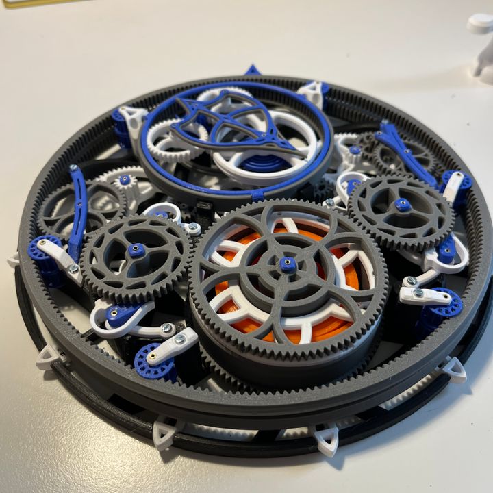 3D Print of Tourbillon Mechanica - Tourbillon Escapement Mechanical ...