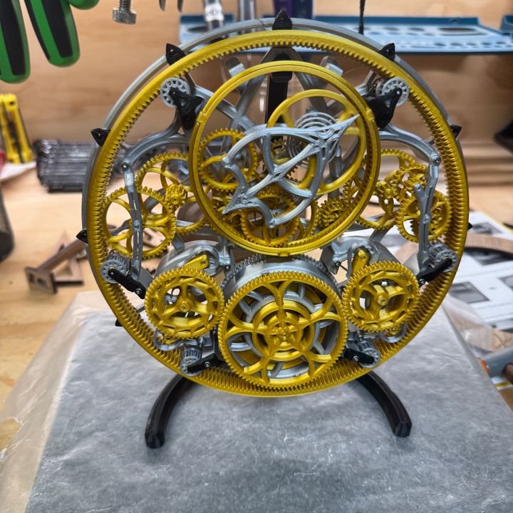 3D Print of Tourbillon Mechanica - Tourbillon Escapement Mechanical ...