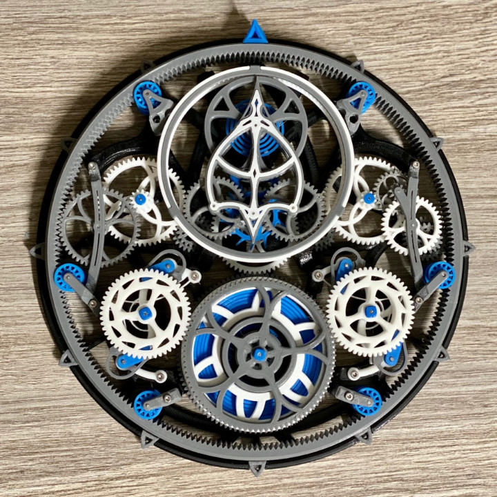 3D Print of Tourbillon Mechanica - Tourbillon Escapement Mechanical ...