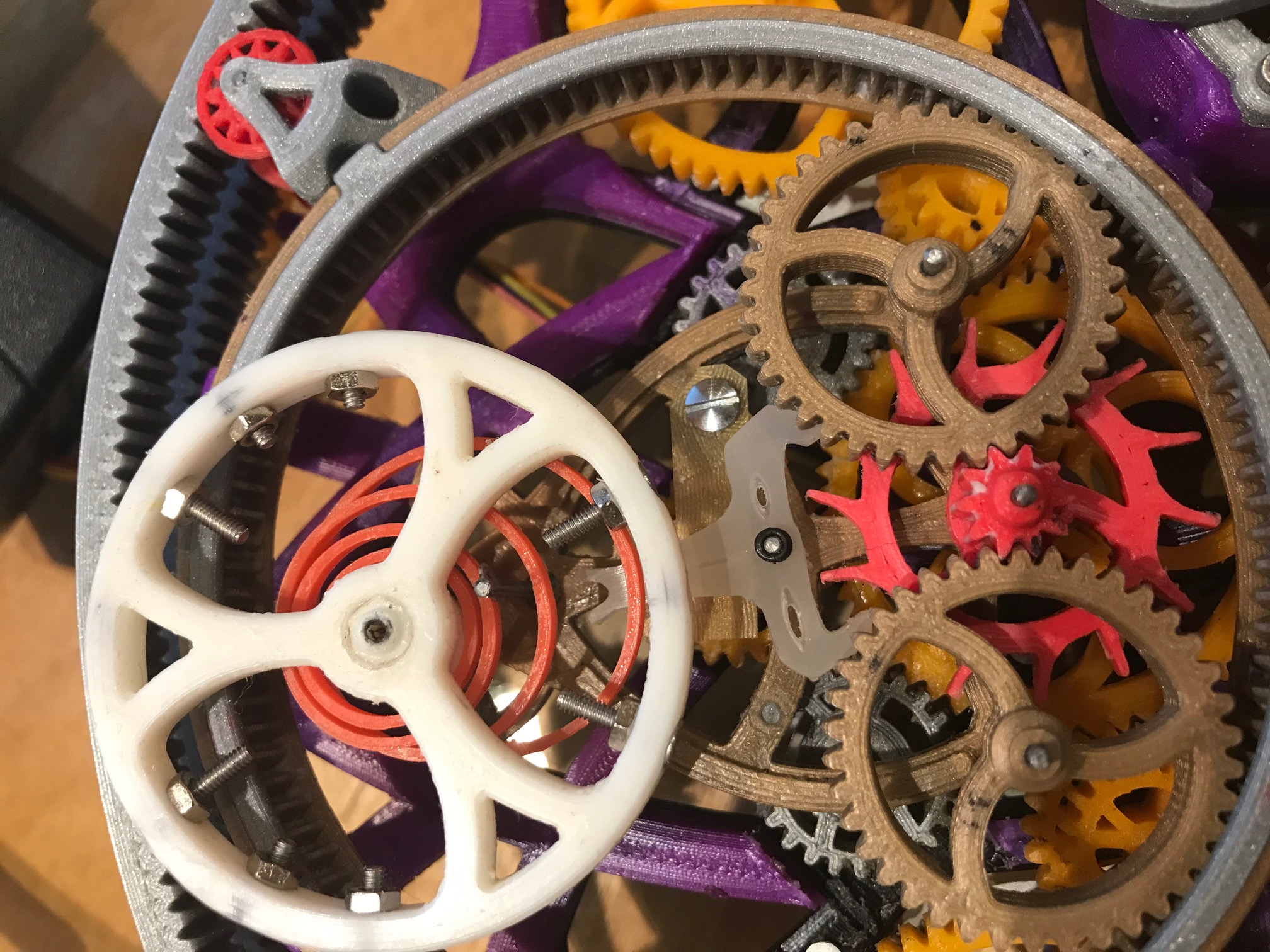 3D Print of Tourbillon Mechanica - Tourbillon Escapement Mechanical ...
