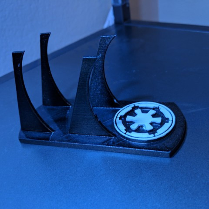 3D Printable Star Destroyer Stand by Ian Mclein