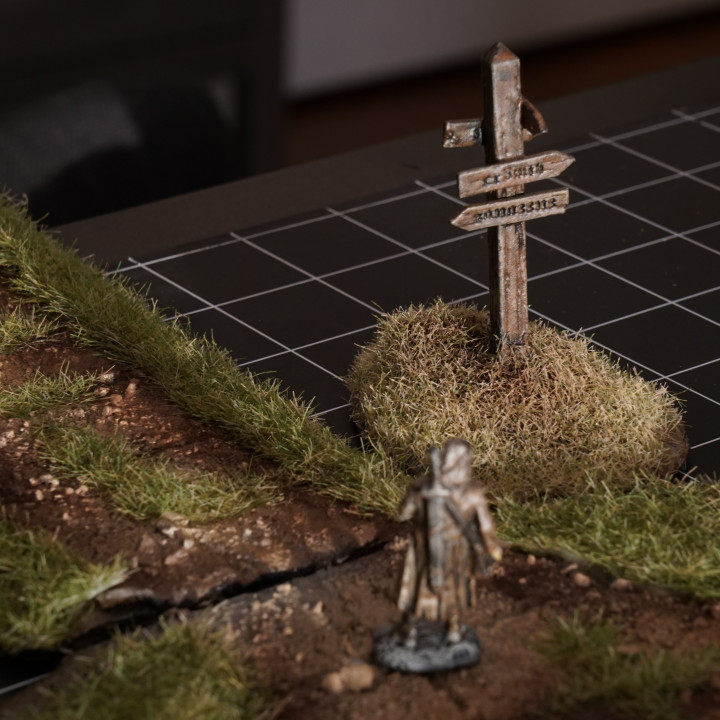 3D Printable Sign Post by Simon