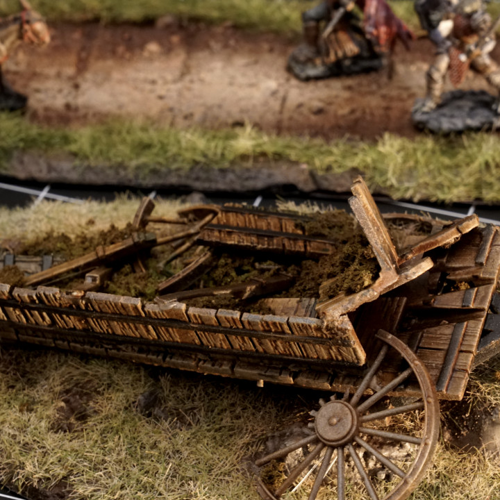 3D Printable Broken Down Wagon by Simon