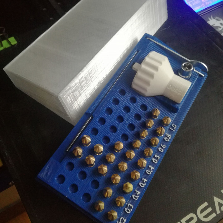 3D Printable Nozzle box by Janez Troha