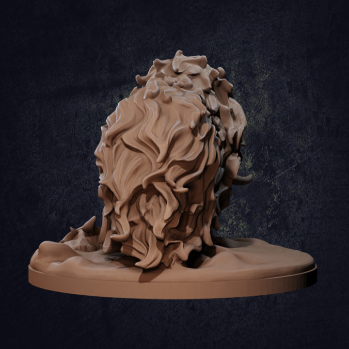 3D Printable Musk Ox - Presupported by The Dragon Trappers Lodge