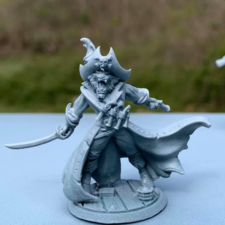 3D Printable Leonius Sharp Fang, Captain by Heroes Infinite