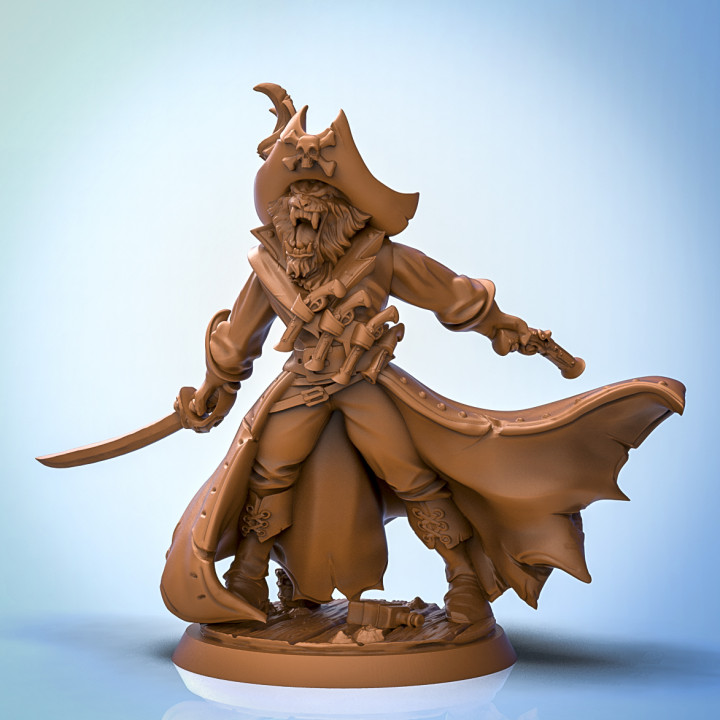 3D Printable Leonius Sharp Fang, Captain by Heroes Infinite