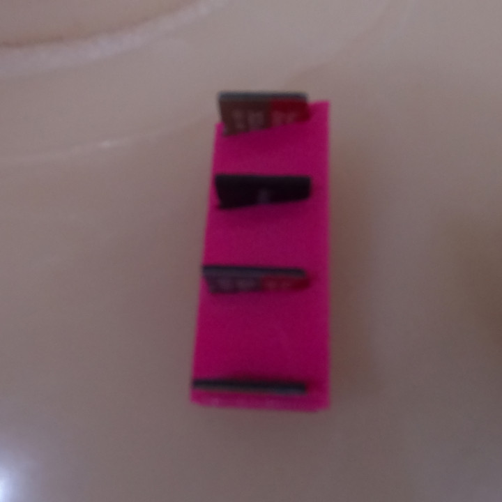 3D Printable MicroSD card holder by Rayyan Amir