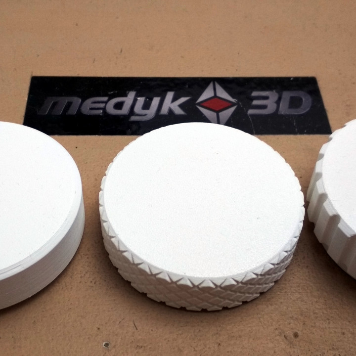 3D Printable Media Control Knob by medyk3D