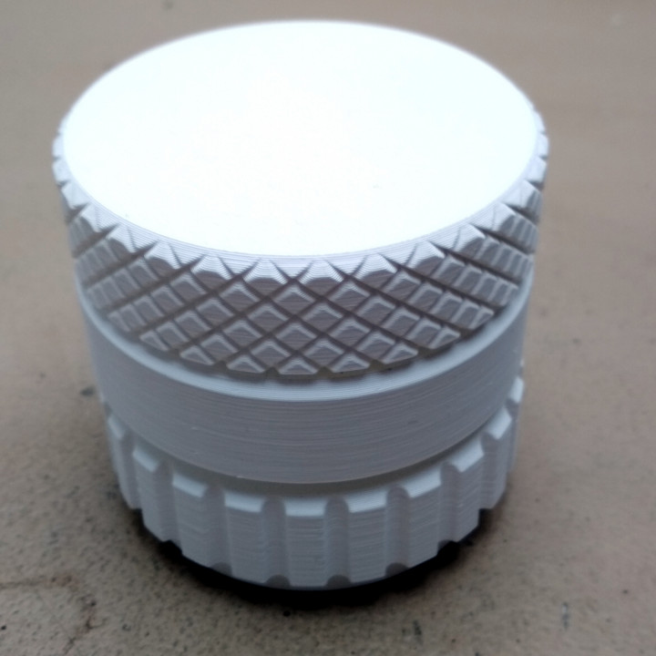 3D Printable Media Control Knob by medyk3D