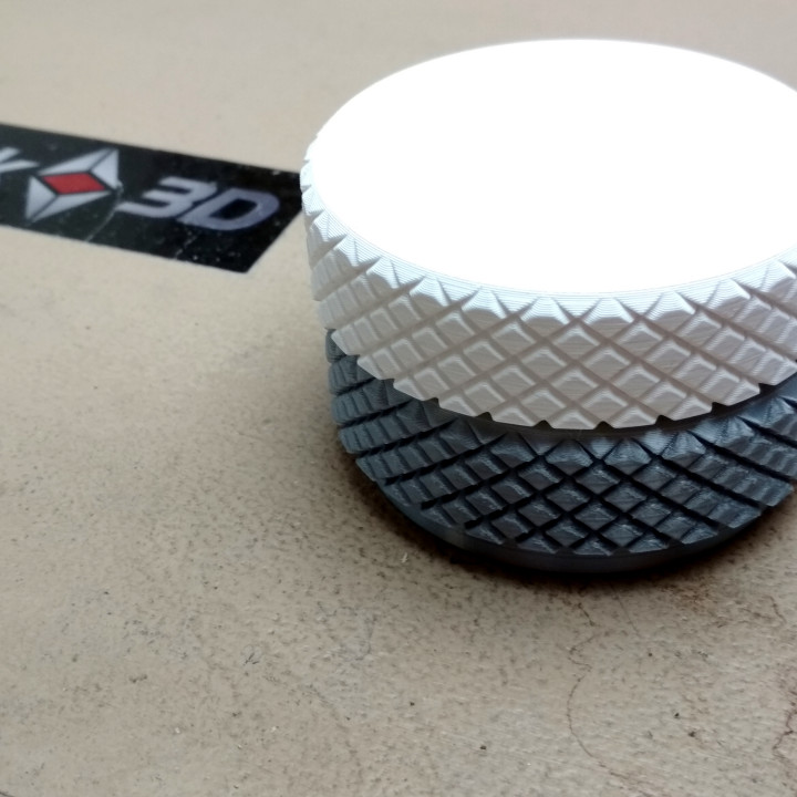 3D Printable Media Control Knob by medyk3D