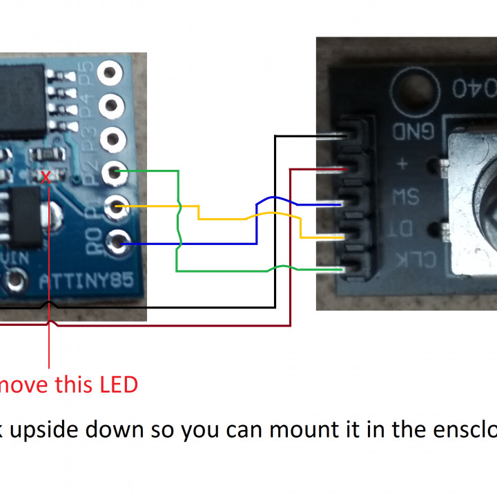 3D Printable Media Control Knob by medyk3D