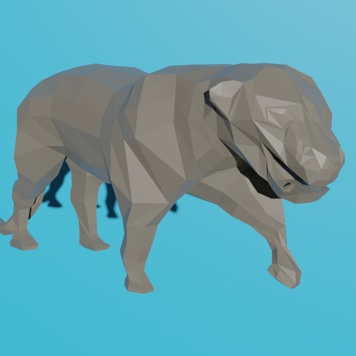 3D Printable Low poly panther by Tomás Ribeiro