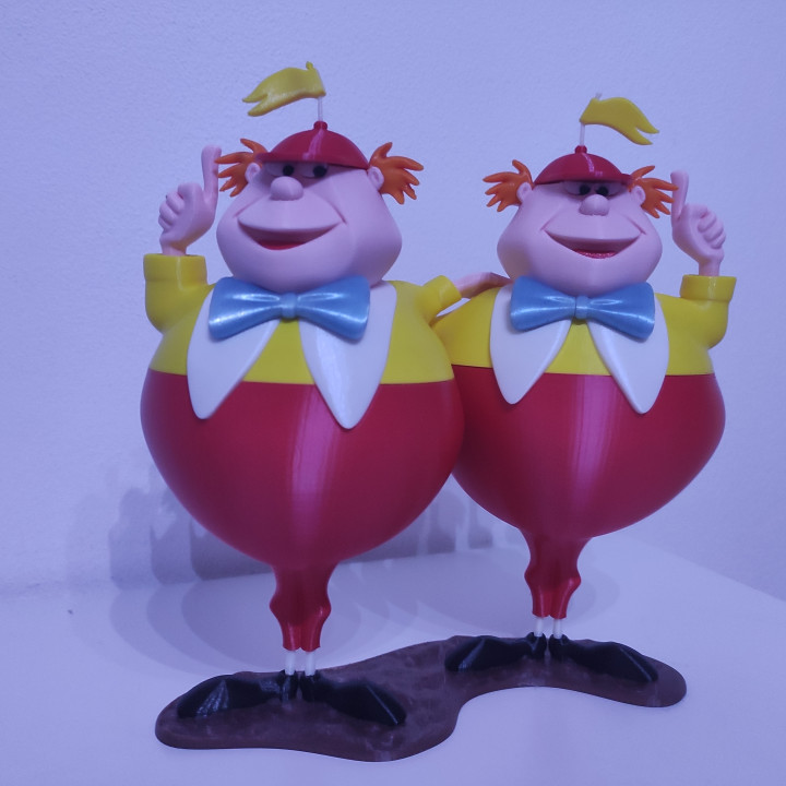 3D Print of Tweedledee and Tweedledum by ALF773D