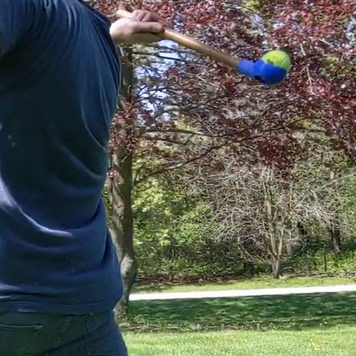 3D Printable Tennis Ball Thrower by Sebby