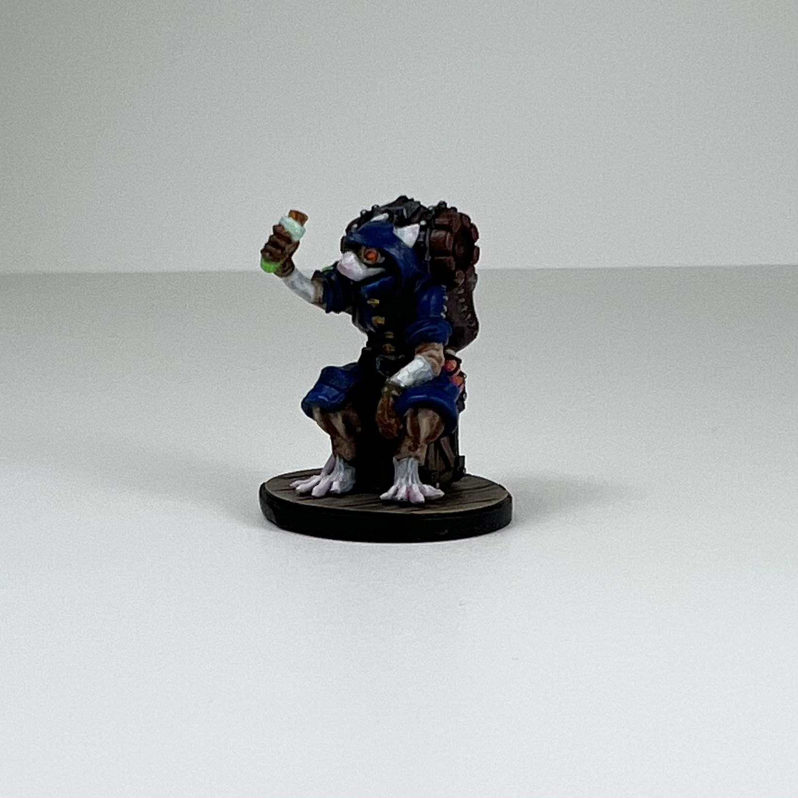 3D Print of Ratkin ratfolk skaven alchemist by Ballyhoo_Miniatures