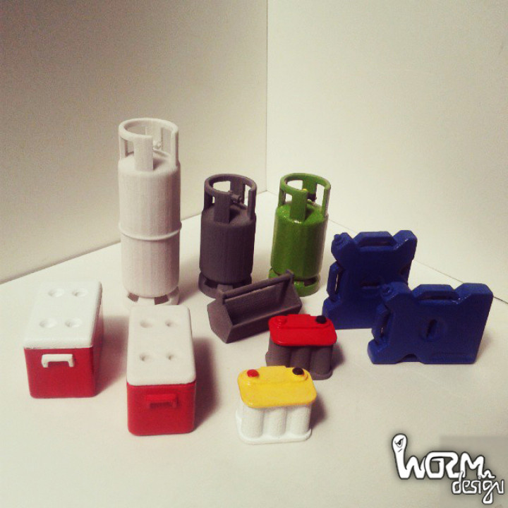 3D Printable 1/10 Scale Cooler M1 by Gustavo E Yllarramendy