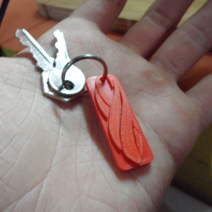 3D Printable Dead space key ring by Victor Taldonov