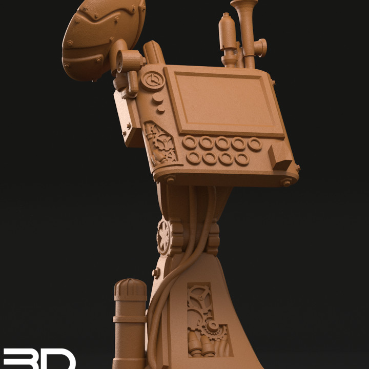 3D Printable Steampunk Minotaur Gunner by 3DArtGuy