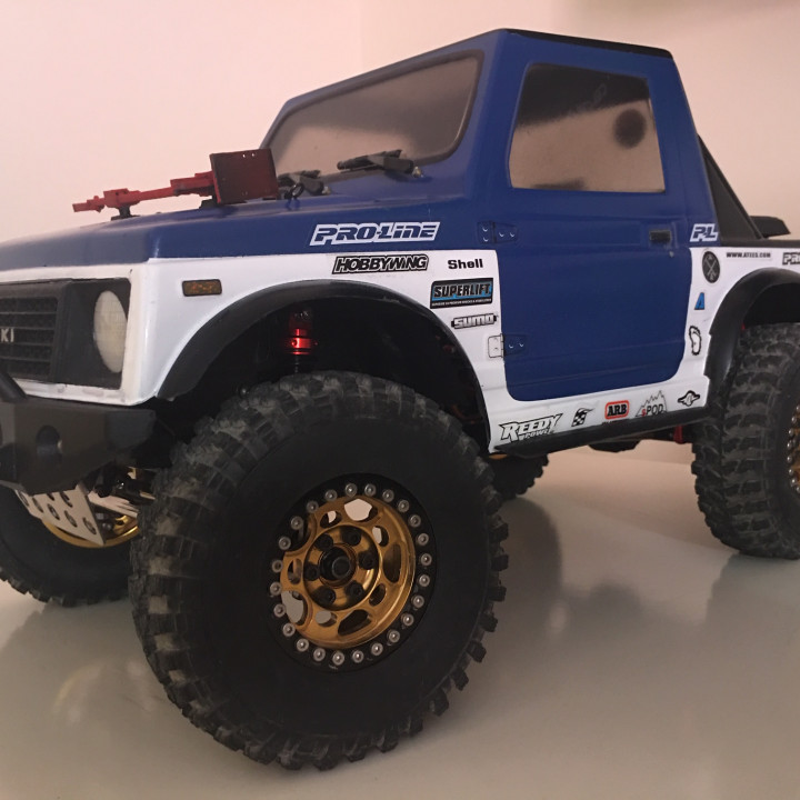 3D Printable FTX outback II sliders for Proline Sumo Body by GD