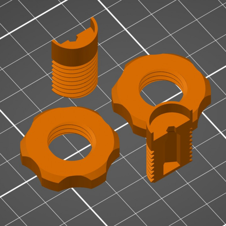 3D Printable Compact bit handler (with Fusion360 sources) by Dezo Mesko