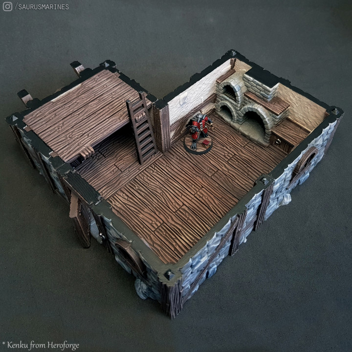 3D Printable Fantasy house by Vae Victis Miniatures