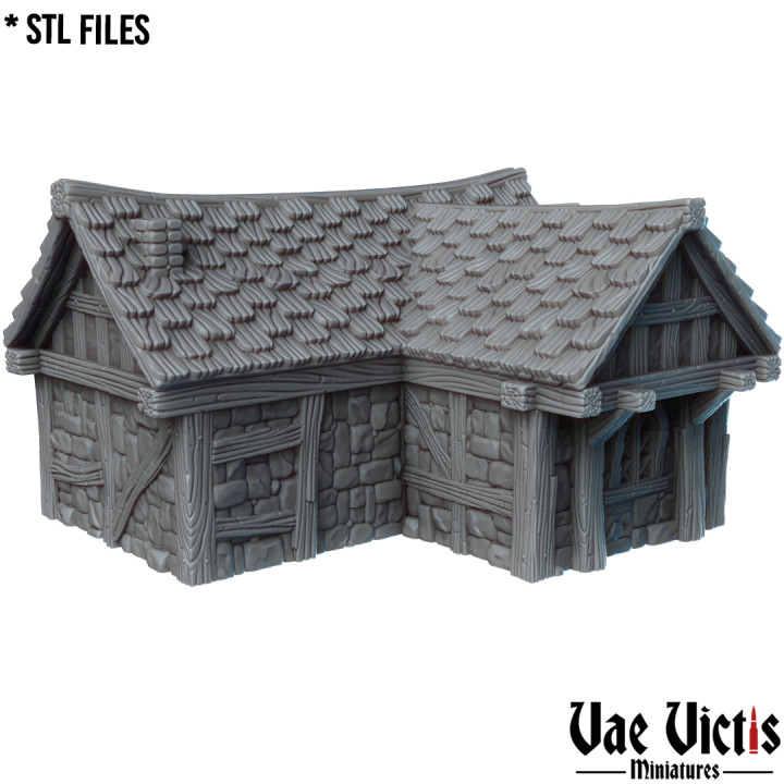 3D Printable Fantasy house by Vae Victis Miniatures