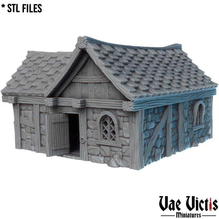3D Printable Fantasy house by Vae Victis Miniatures