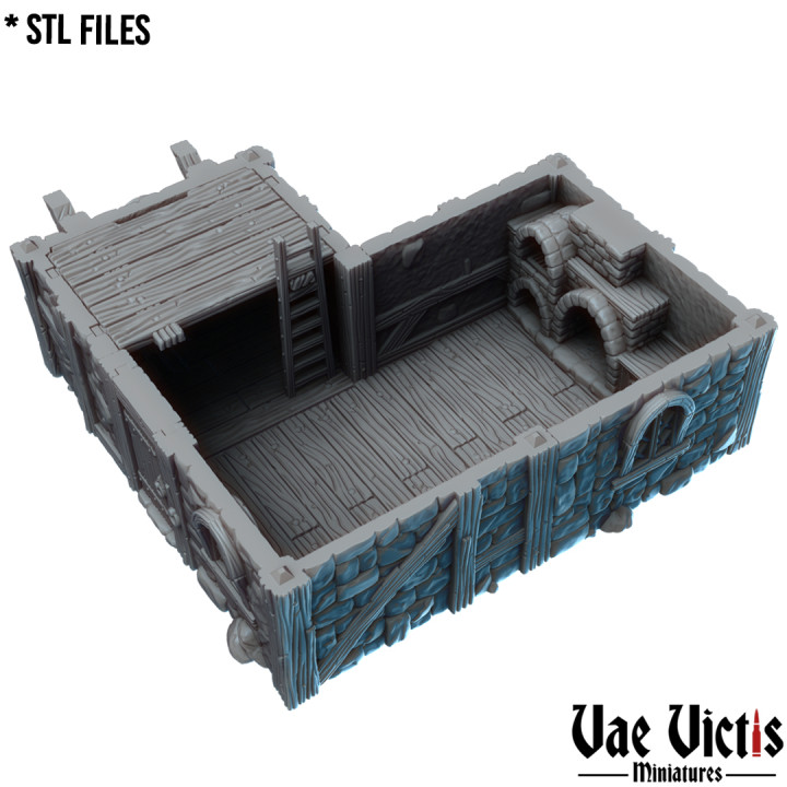 3D Printable Fantasy house by Vae Victis Miniatures