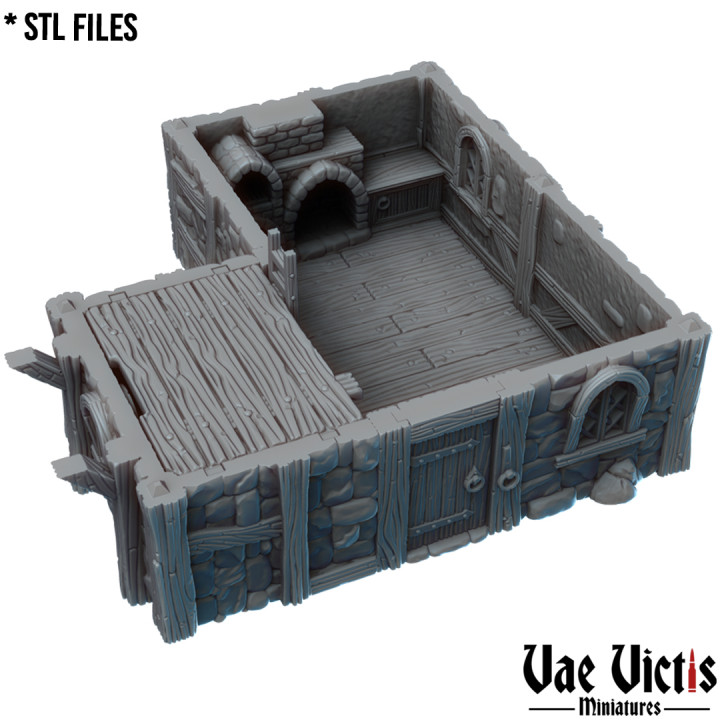 3D Printable Fantasy house by Vae Victis Miniatures