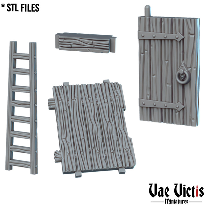 3D Printable Fantasy house by Vae Victis Miniatures