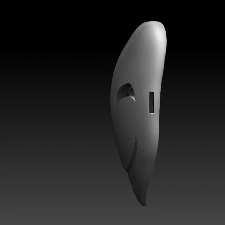 3D Printable Kagetane Hiruko Mask - Black Bullet by Doppel Works