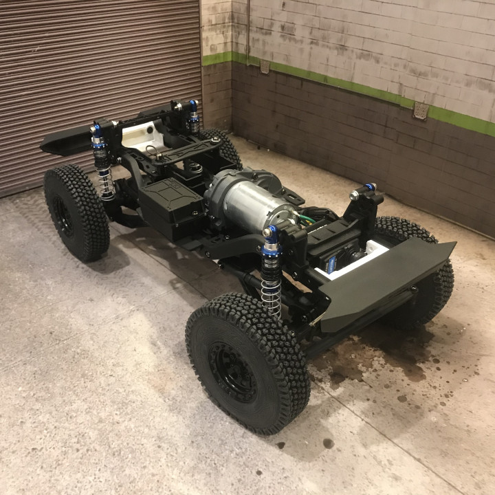 3D Printable CC-02 chassis upgrade parts set by Knight Customs